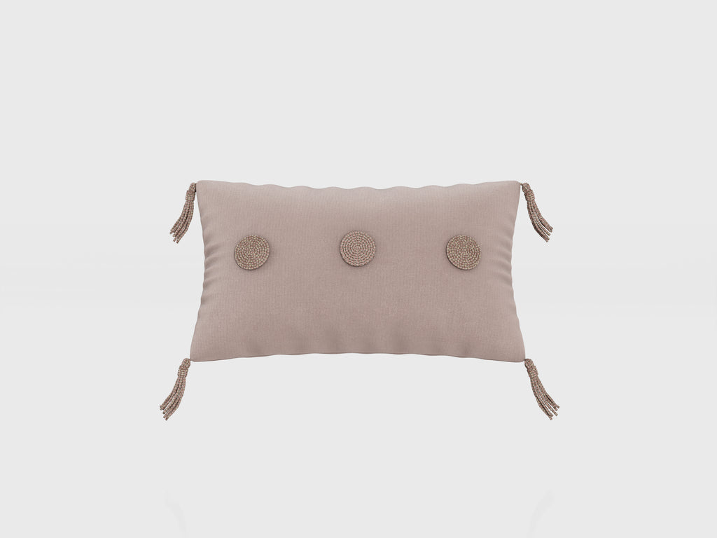 E-024T -Boho Tassel Pillow Rectangular – Tidelli